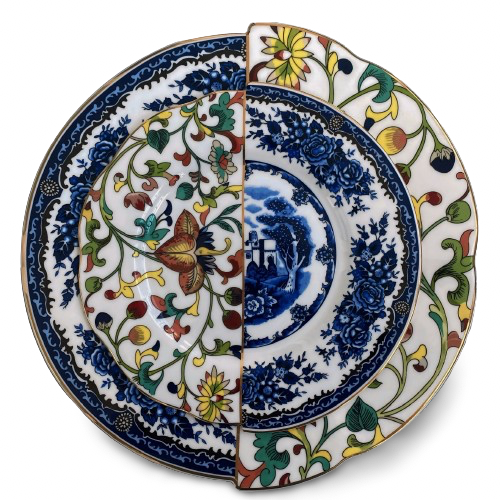 Half & Half Plate – 1 Of A Kind